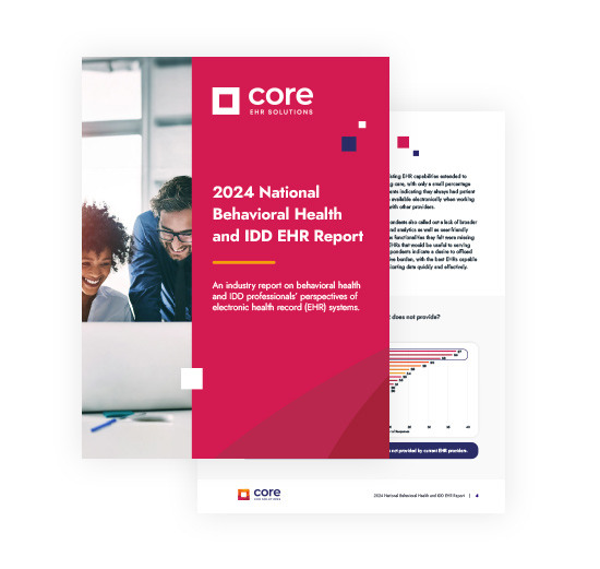 White Paper: 2024 National Behavioral Health and IDD EHR Report